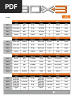 P90X3 Calendar Classic | PDF | Sports