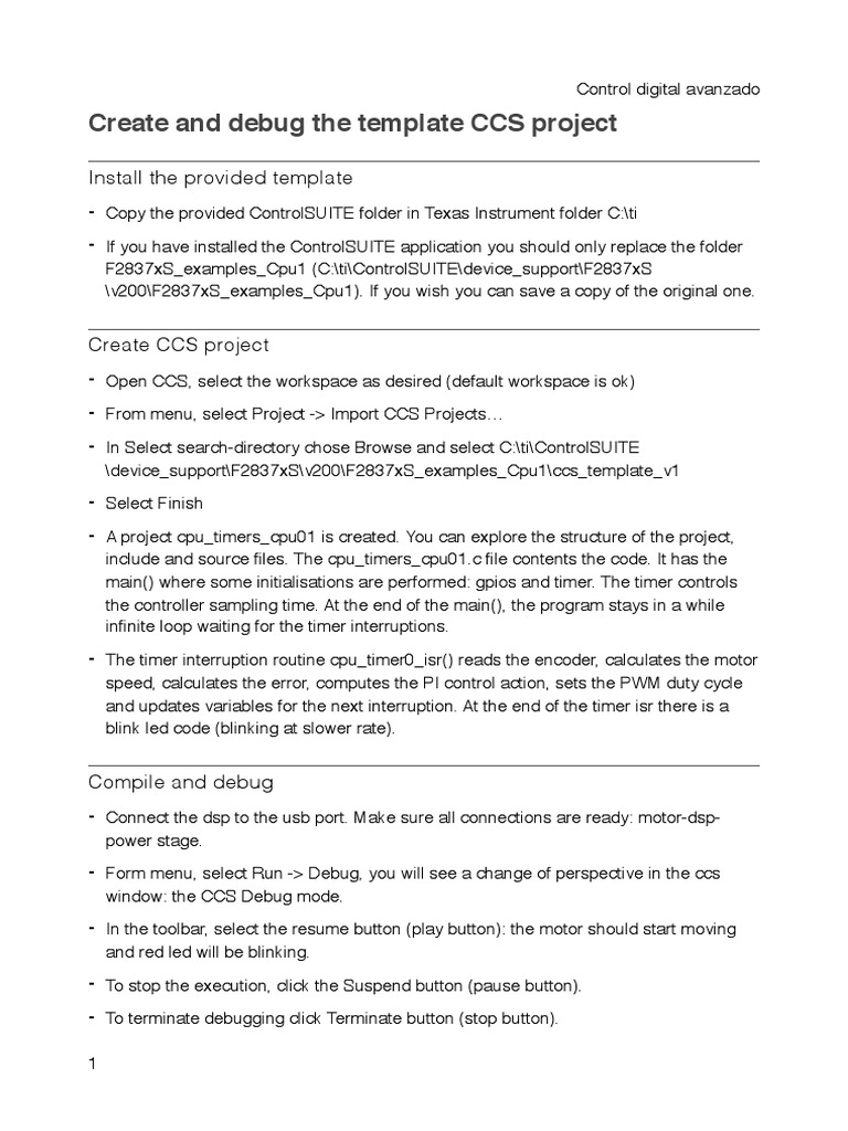 Ccs Template Readme PDF | Download Free PDF | Debugging | C (Programming Language)