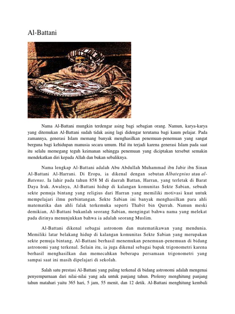 Al Battani | PDF