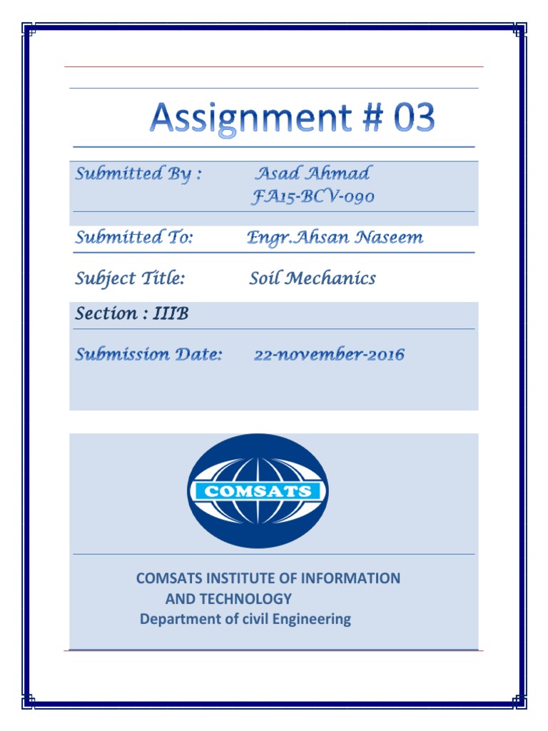 Assignment Title Page | PDF