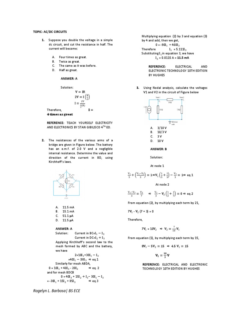 Elecs Compilation 1 | PDF | P–N Junction | Semiconductors