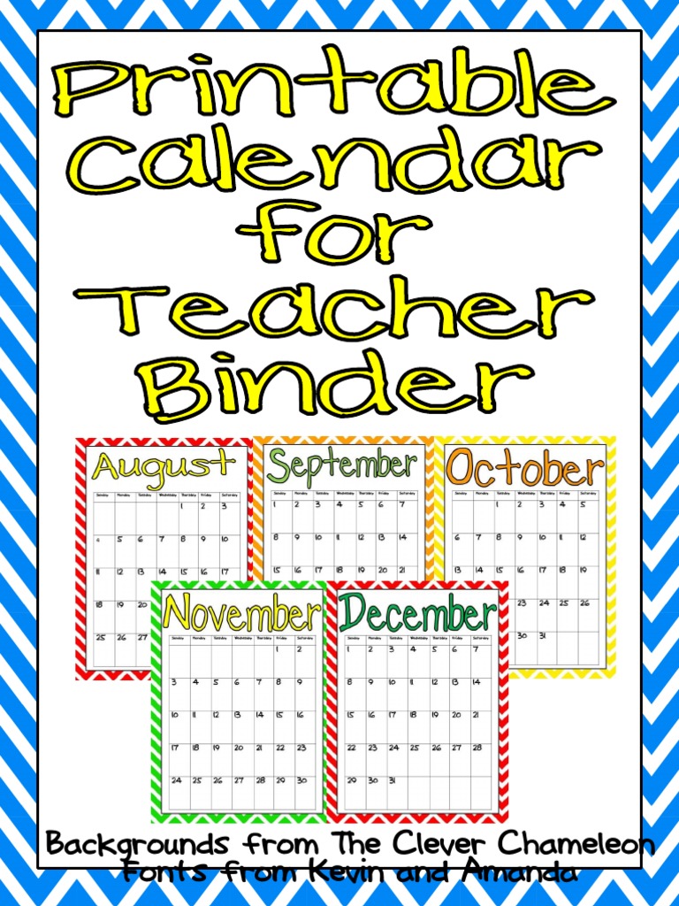 Freeprintablecalendar 20172018 | PDF | Leisure | Sports