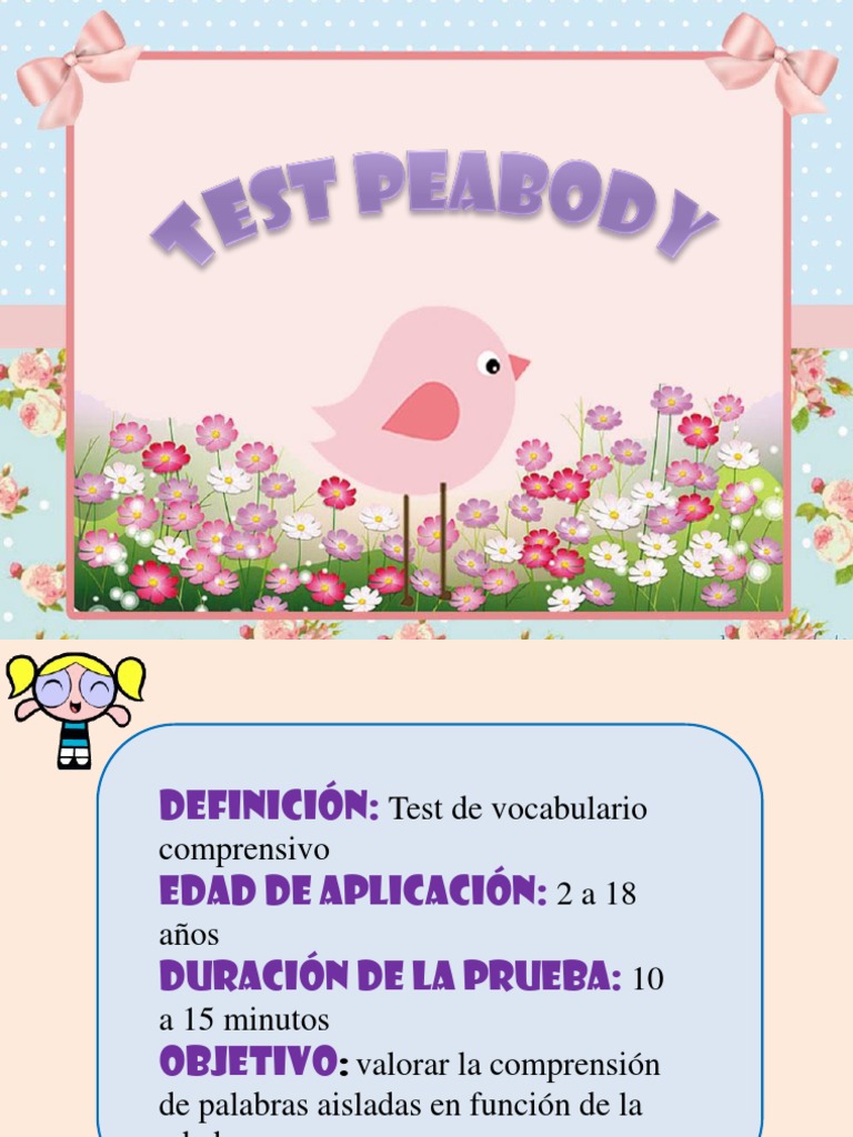 Test Peabody | PDF | Neurociencia | Sicología