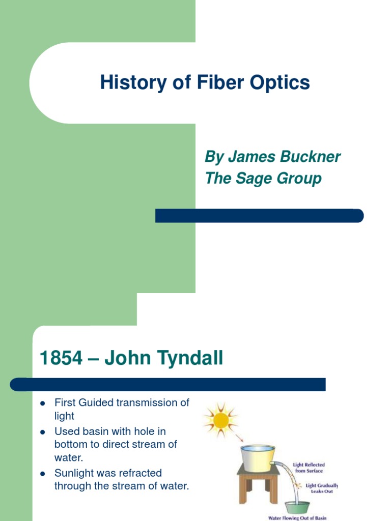 History Fiber Optics | PDF | Optical Fiber | Wavelength Division ...