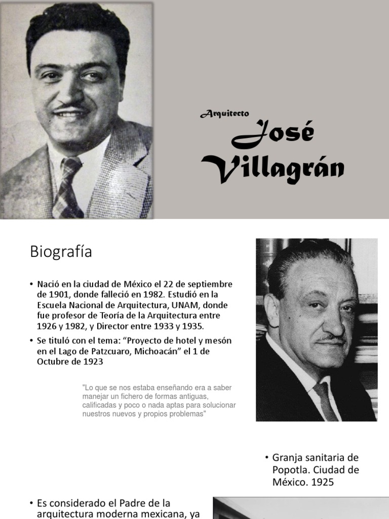 José Villagrán: Padre de la Arquitectura Moderna | PDF | Ciudad de ...