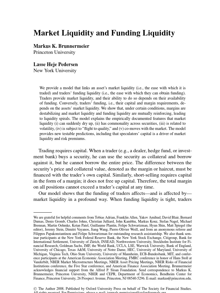 Liquidity | PDF