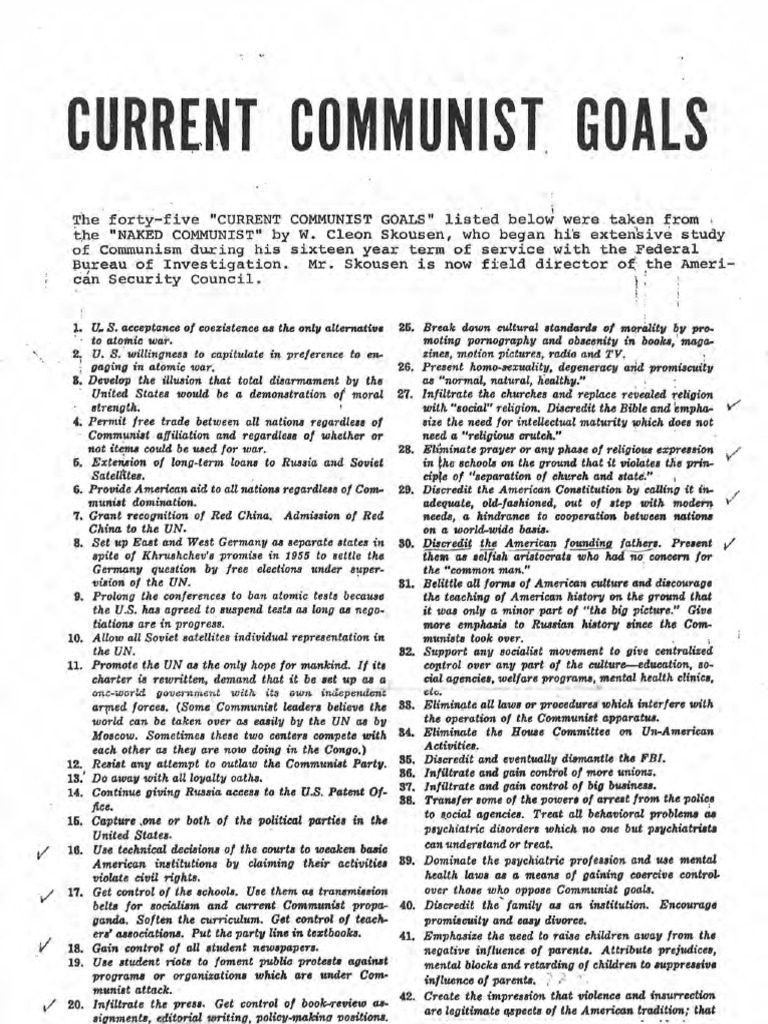 Current Communist Goals Overview | PDF | Religion And Belief | Politics ...