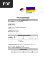 MSDS K2Cr2O7 99 | PDF | Sains & Matematika