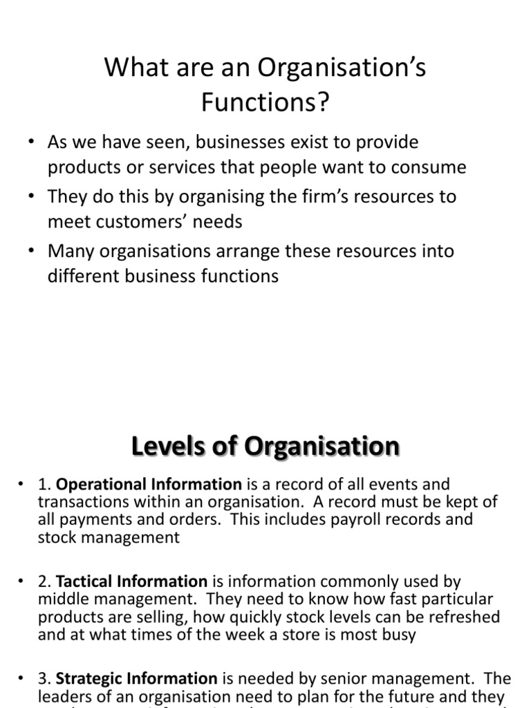 Functions of Business Organizations | PDF | Sales | Business