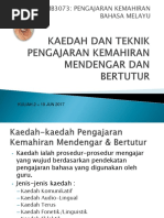Kemahiran Membaca Kaedah Dan Teknik | PDF