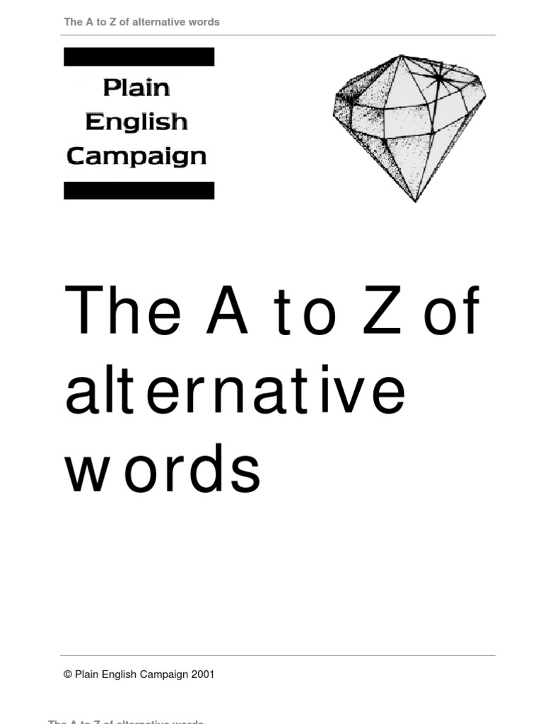 Alternative Word Dictionary | PDF | Business