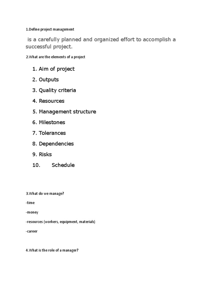 Is A Carefully Planned and Organized Effort To Accomplish A Successful ...