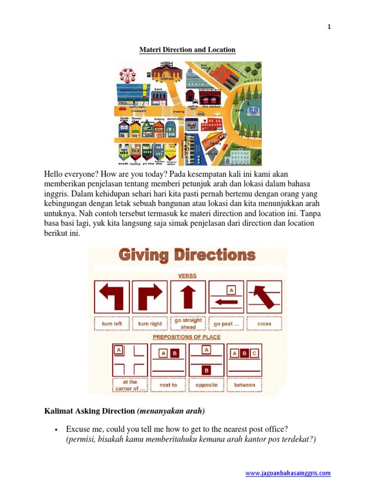 Materi Direction and Location | PDF