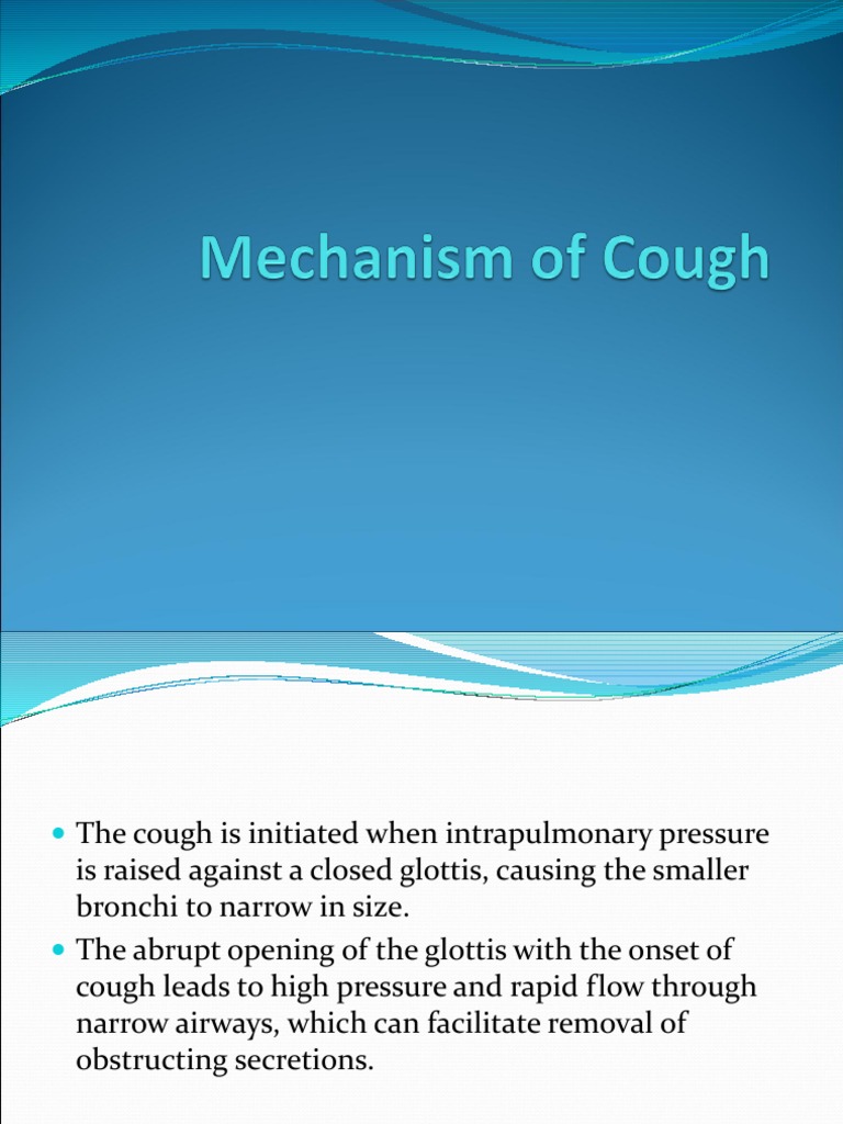 Mechanism of Cough | PDF