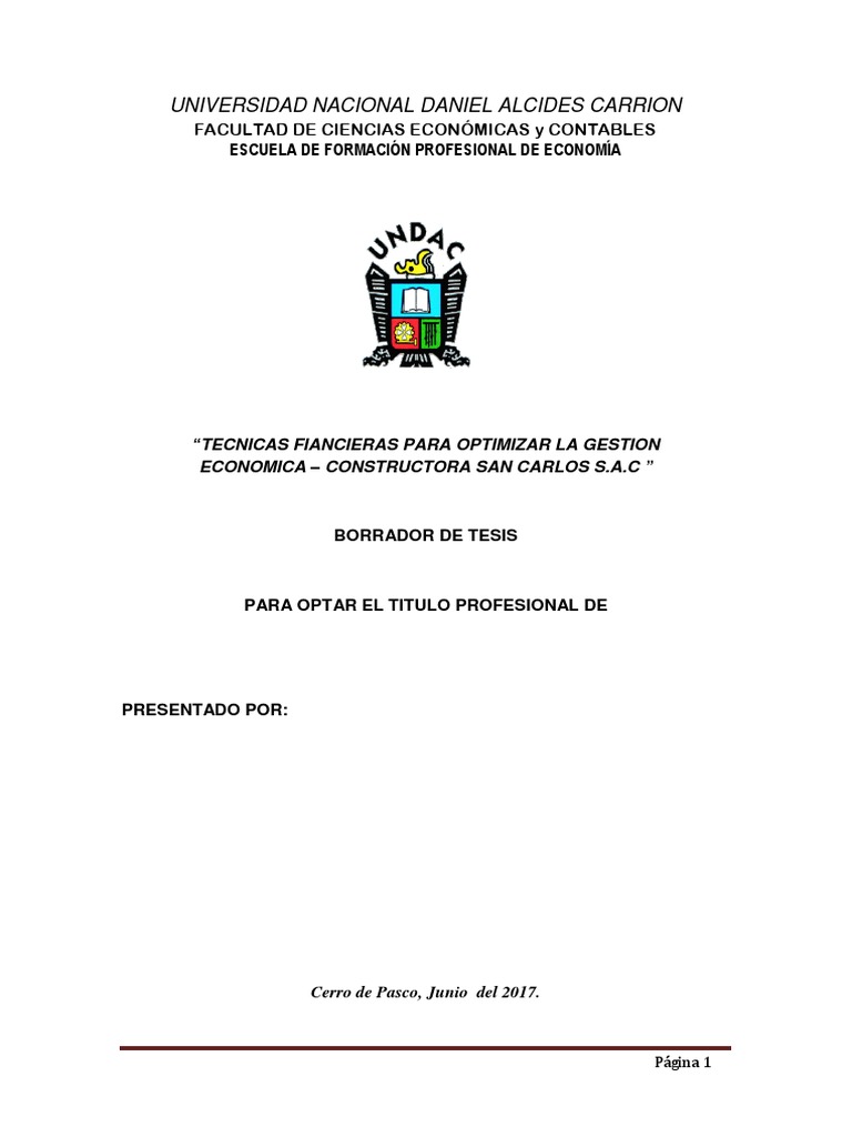 Tesis Grupal | PDF | Contabilidad | Crecimiento económico