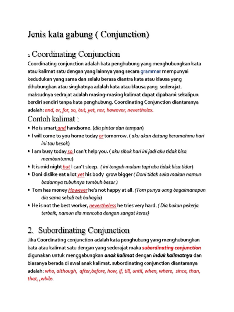 Jenis Kata Gabung | PDF