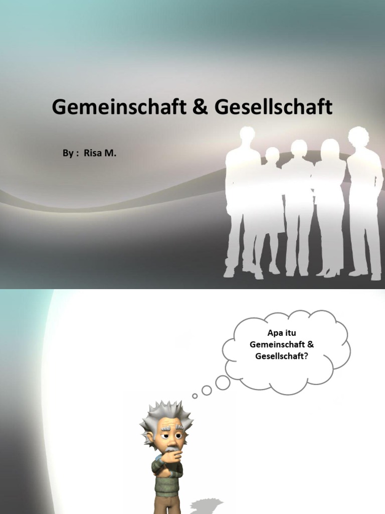 Gemeinschaft & Gesellschaft | PDF