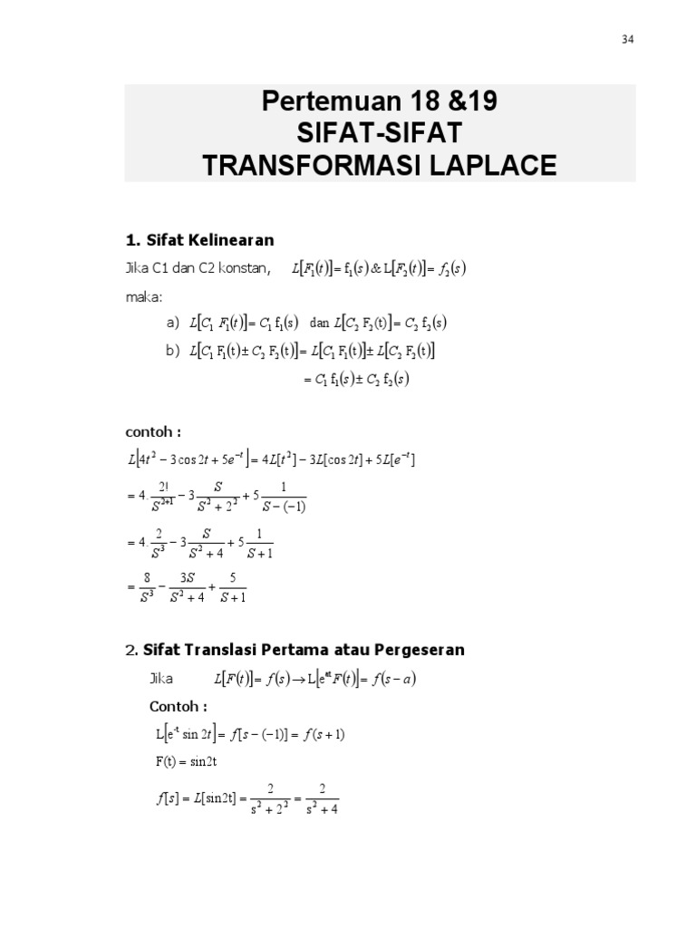 Teori Laplace | PDF
