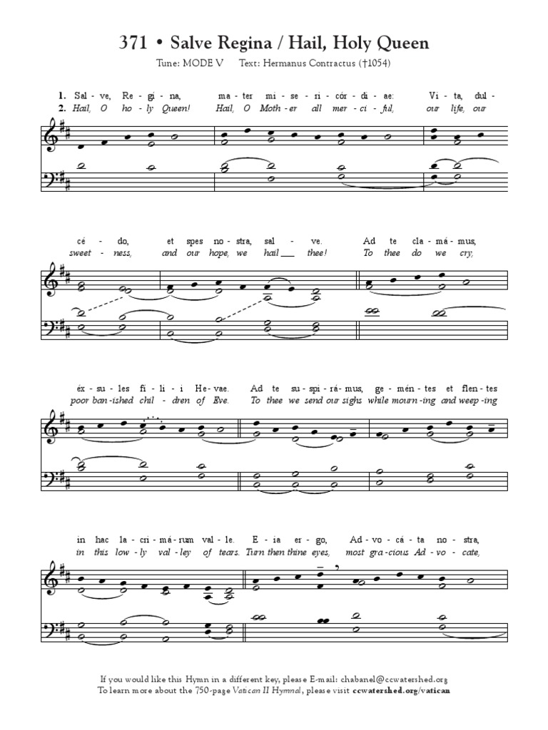 salve regina.pdf | Christian Texts | Christian Behaviour And Experience