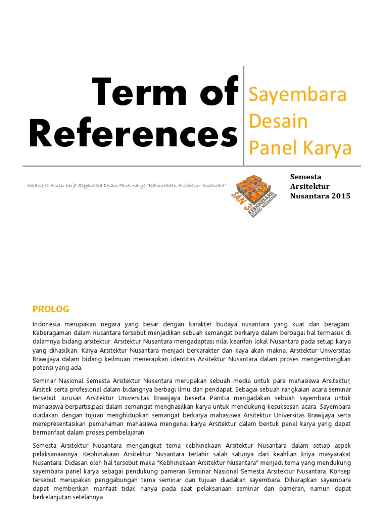 Sayembara Desain Panel Karya | PDF