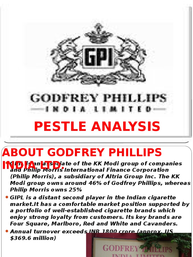 Godfrey Phillips India LTD PPT MAIN | Download Free PDF | Cigarette ...