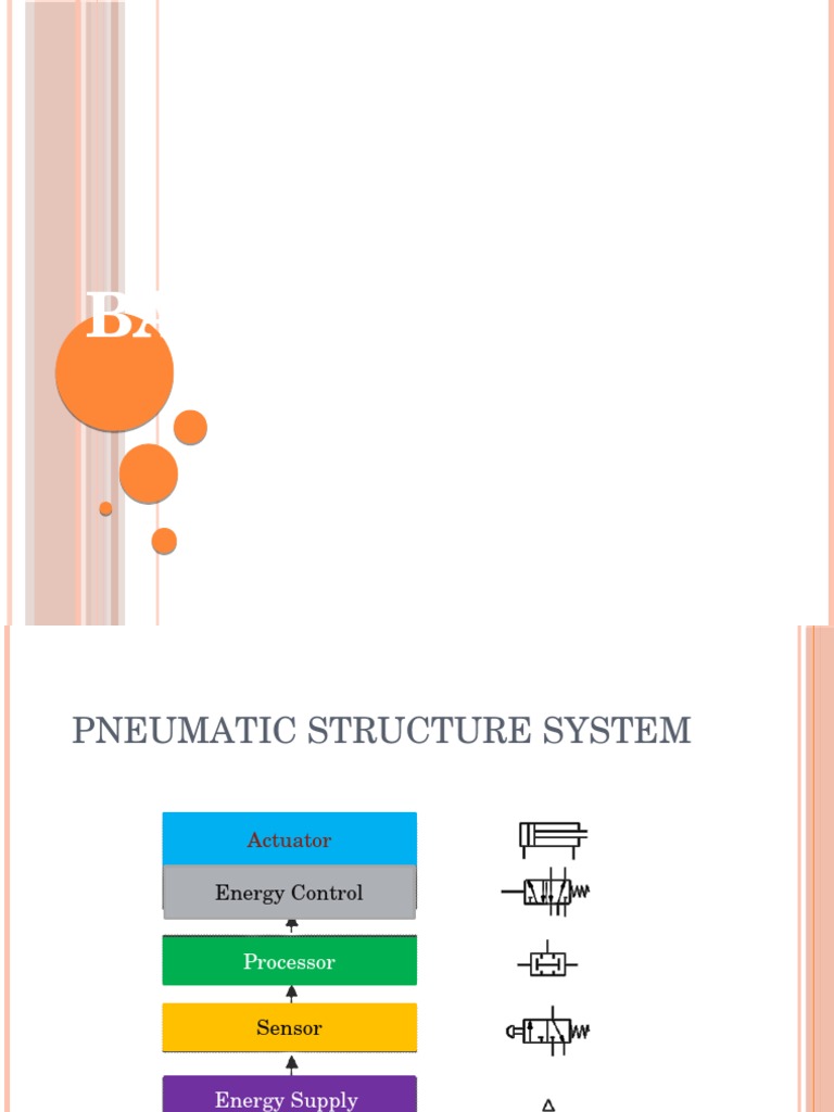 Basic Pneumatic - PPTX 1 | PDF | Valve | Actuator