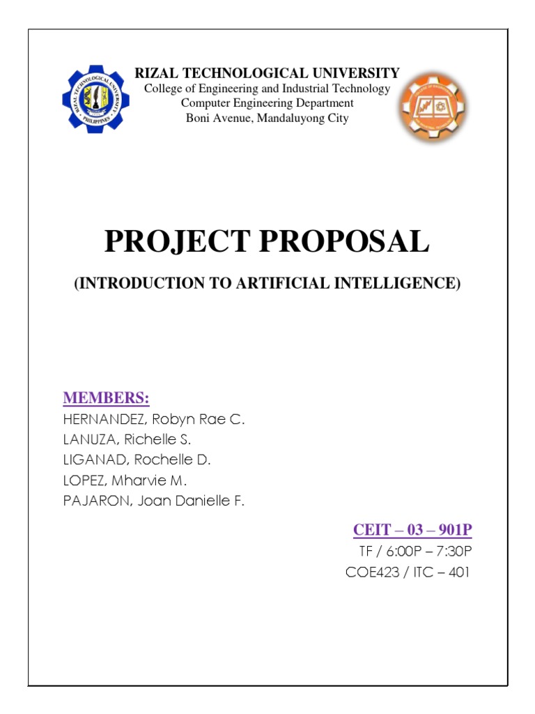 AI Project Proposal | PDF | Electronic Circuits | Internet Of Things