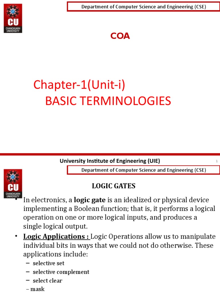 Chapter1 Basic Terminology | PDF | Central Processing Unit | Computer Program