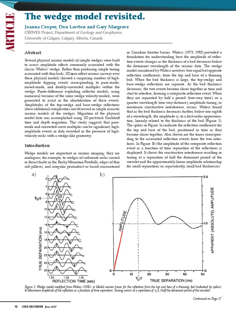 Maximum Reflections in 30-Degree Wedge | PDF | Reflection Seismology ...
