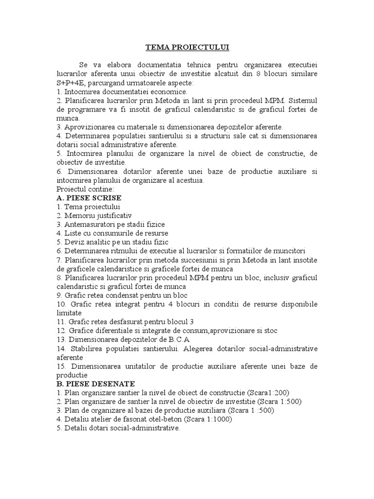 Antemasuratoare | PDF