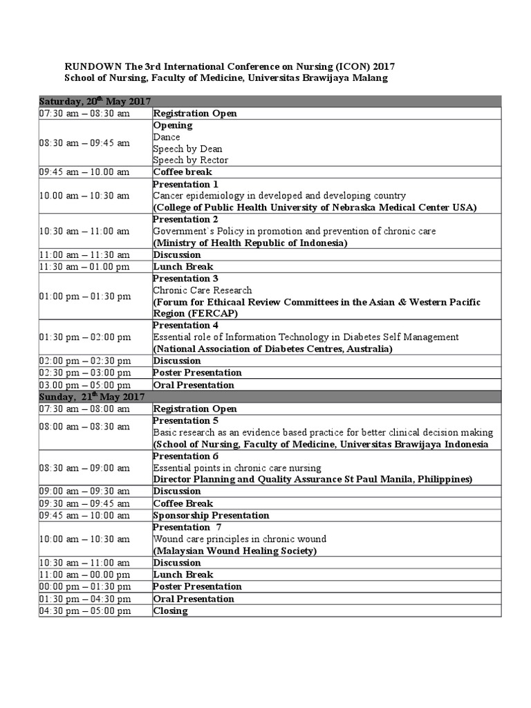 Susunan Acara Icon 20-21 Mei 2017 5 | PDF