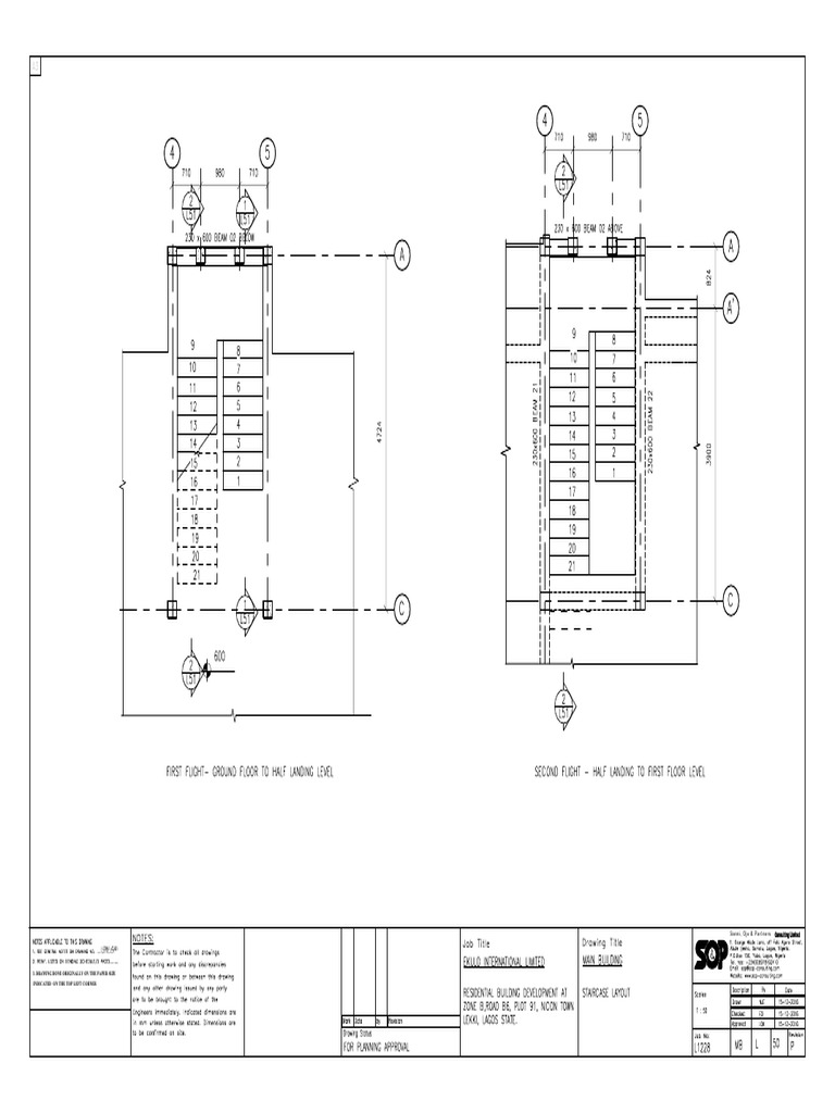 Sheet - 50 - Staircase Layout | PDF