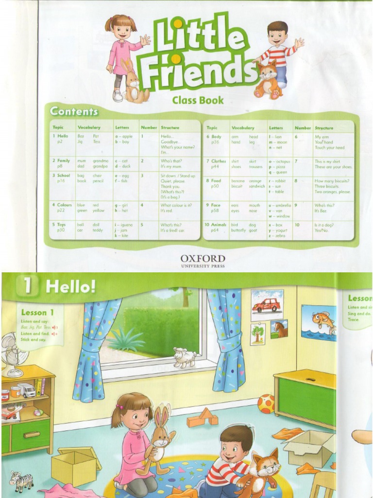 Little Friends Class Book PDF | PDF