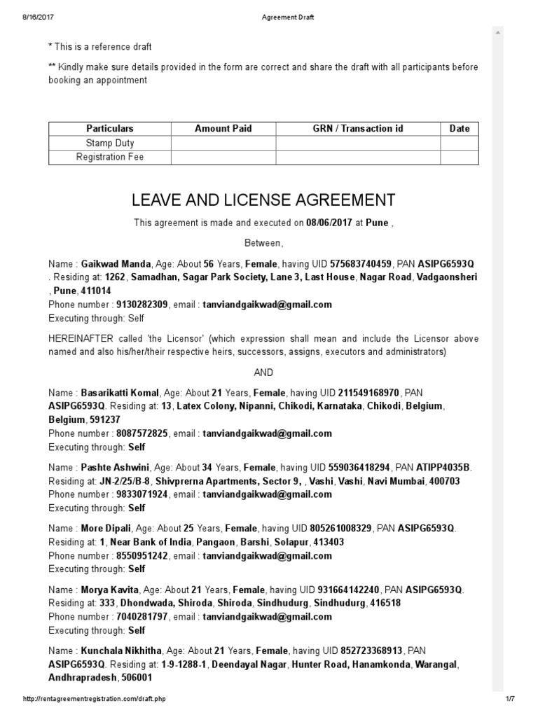 Agreement Draft | PDF | License | Lease