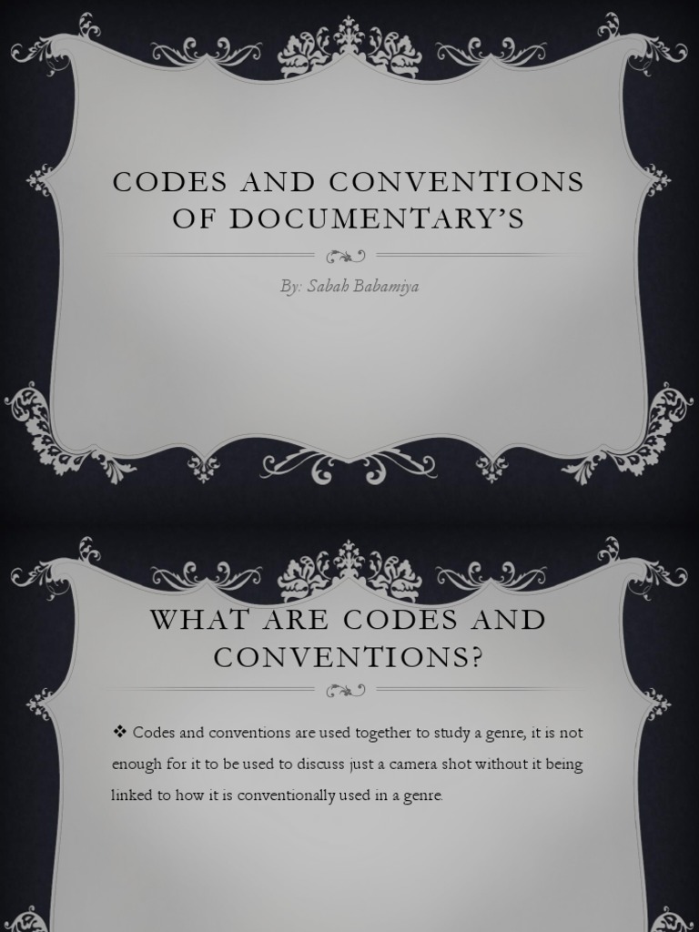 Codes and Conventions of Documentary's | PDF | Documentary Film | Expert