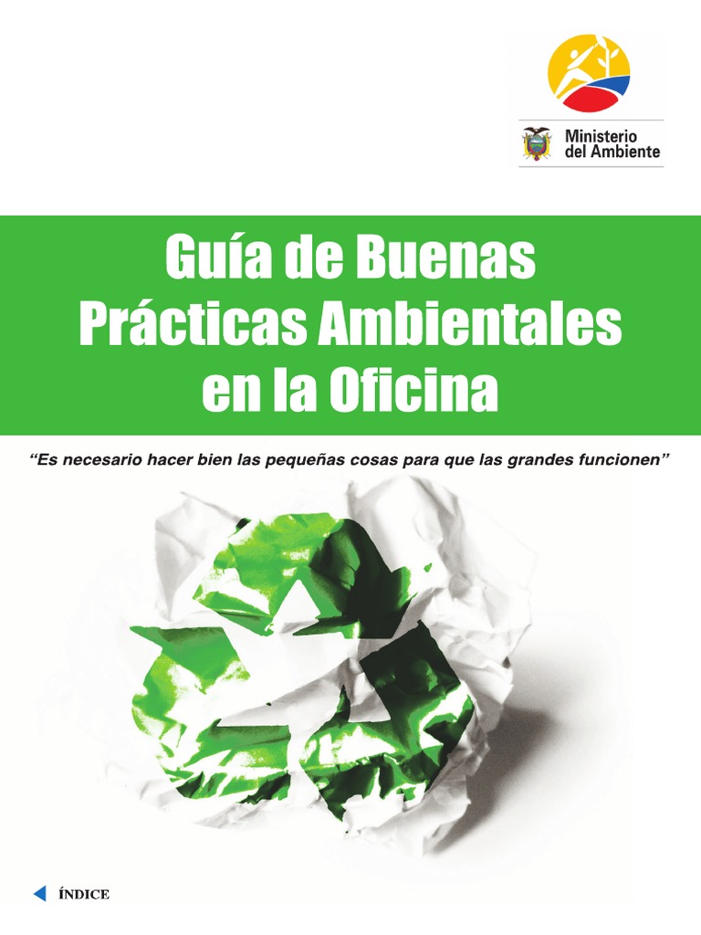Guia de Buenas Practicas en La Oficina PDF | PDF