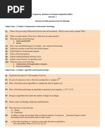 Exam - Paper - Basic Computer Application | PDF