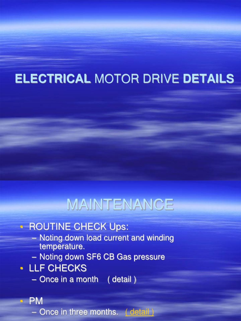 Motor Checks & Maintence | PDF | Switch | Hvac