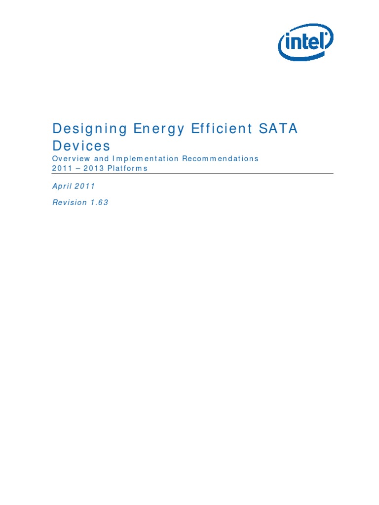 Sata Devices Implementation Recommendations | PDF | Computer ...