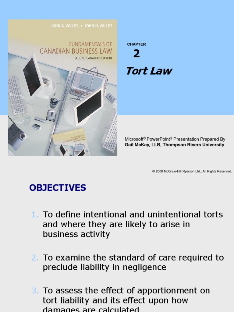 Understanding Tort Law: Intentional Torts, Negligence, and ...