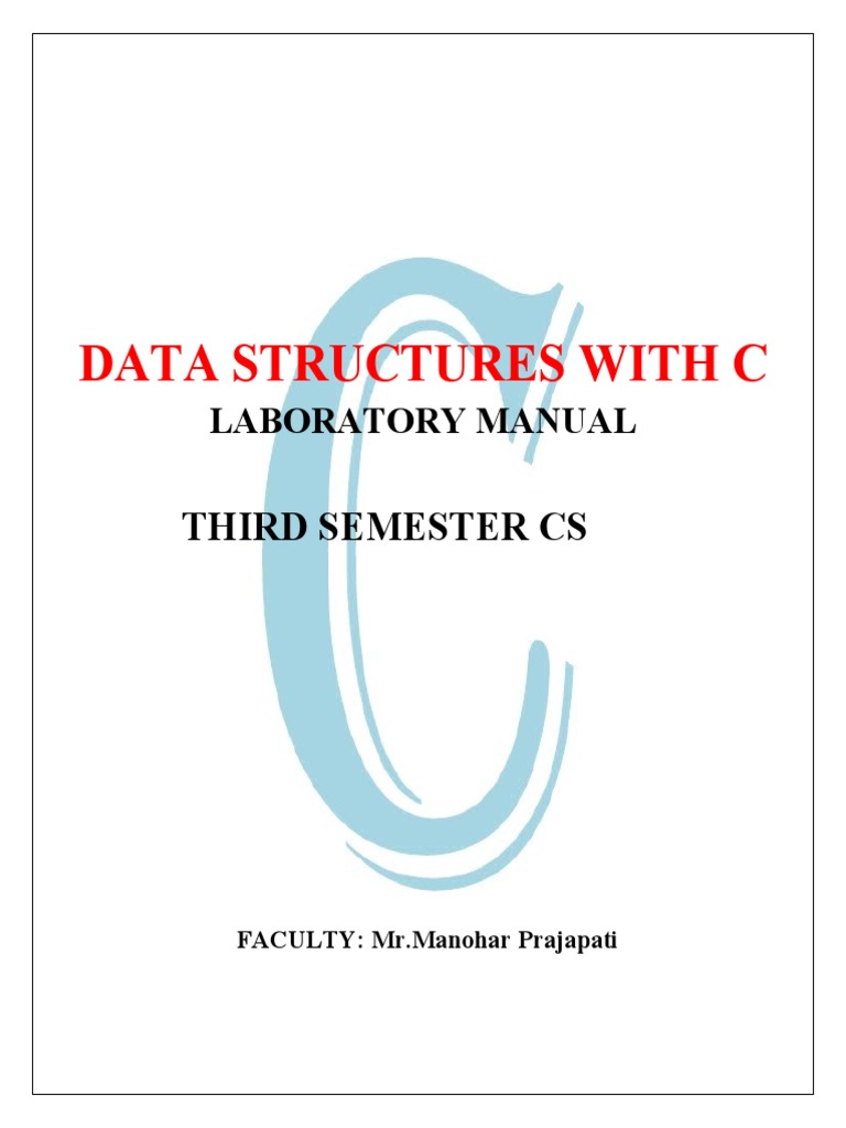 C Data Structures Lab Manual | PDF | Queue (Abstract Data Type) | C (Programming Language)
