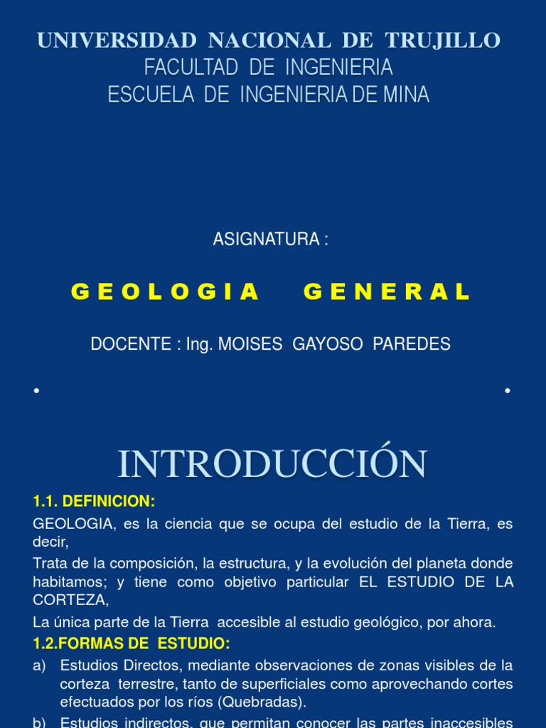 Importancia de la Geología en Ingeniería | PDF | Clima | Atmósfera