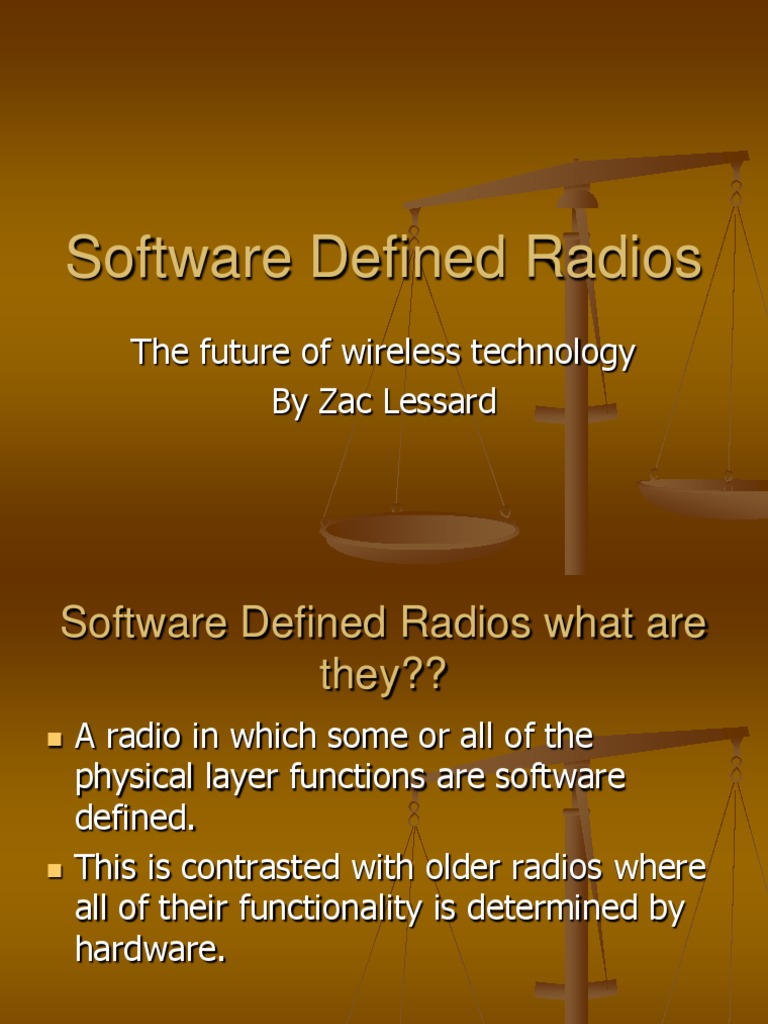 Software Defined Radios: The Future of Wireless Technology by Zac ...