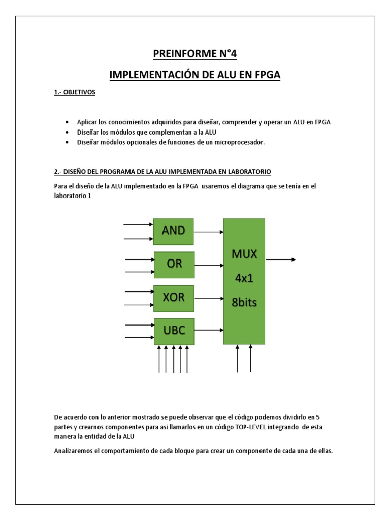 Preinforme N4 | PDF | Vhdl | Teoría de la computación