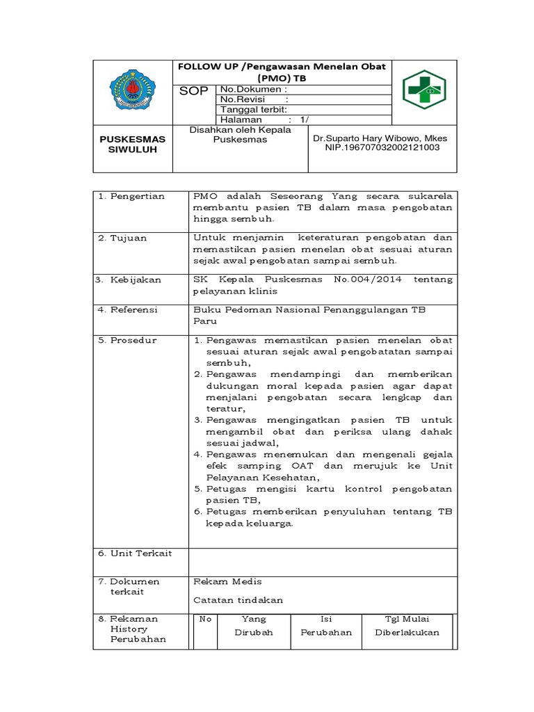 Sip Sop Follow Up TB Atau Pom | PDF | Pengembangan Diri