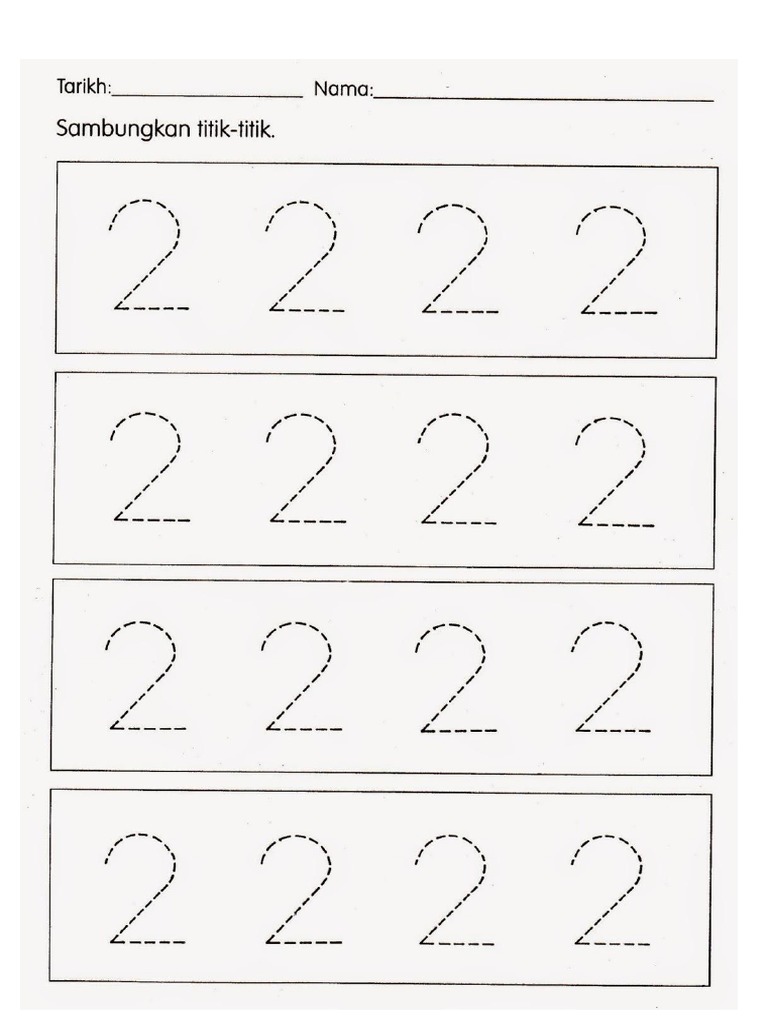 Surih Nombor 1 - 10 | PDF