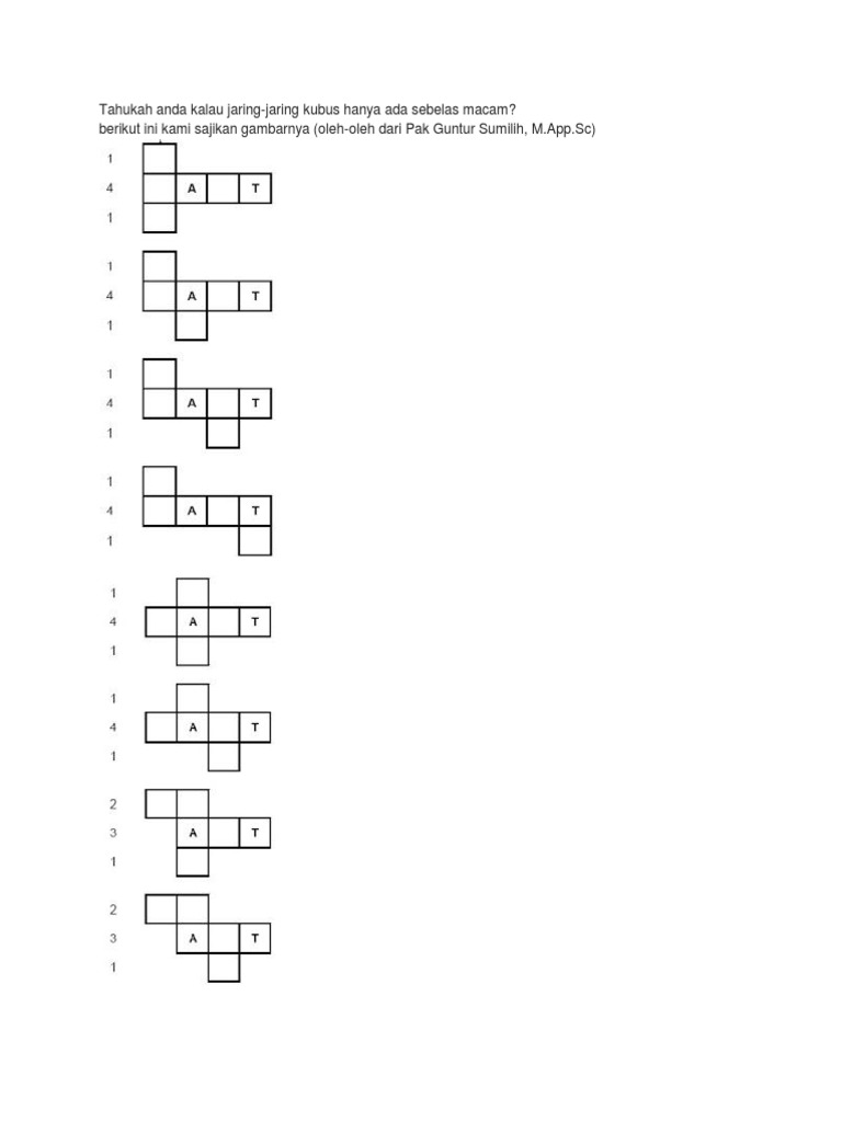 Jaring Jaring Kubus | PDF