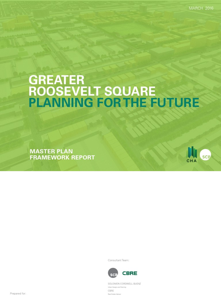 Roosevelt Square Master Plan | PDF | Land Management | Urban Geography
