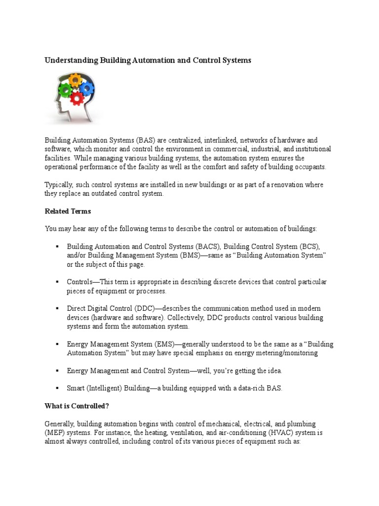 Understanding Building Automation and Control Systems | PDF | Building ...
