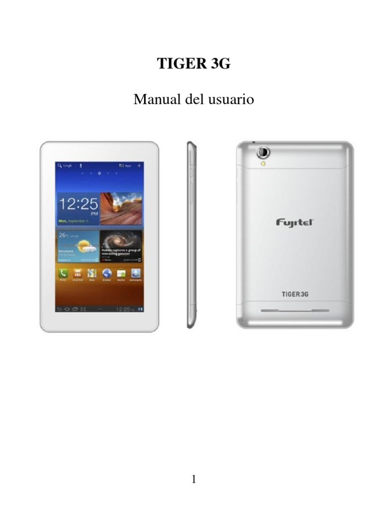 Tiger 3G UM Espanol | PDF | Servicio de Mensajes Multimedia | USB